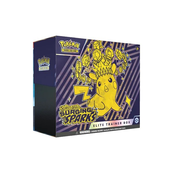 Pokemon Scarlet & Violet Surging Sparks Elite Trainer Box – VALOR HYPE
